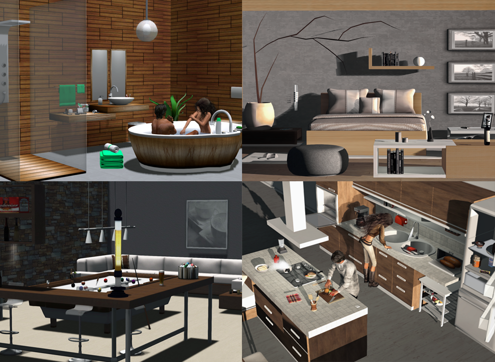 Complete furniture for the whole house Wooden Line – furniture011.com